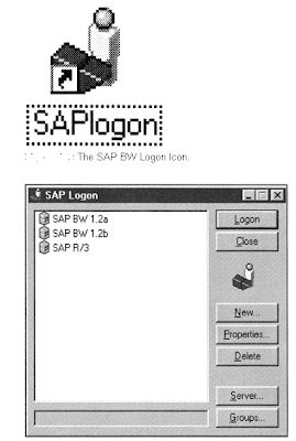 ABAP REPORTS: How to log on SAP BW Admin. Env.