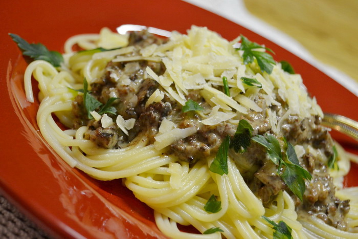 Spagetid ja verivorst