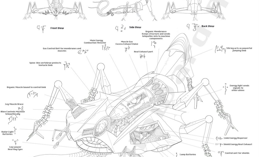 A Cross-Section of Steven W. Howard Art: War of the Worlds Handling ...