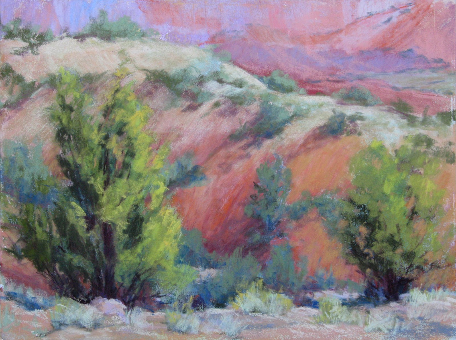 Marsha Hamby Savage Art: More From Ann Templeton and Ghost Ranch Workshop