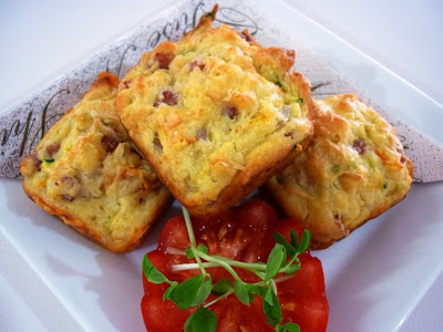 PINK BYTES: Savoury Square Muffins.