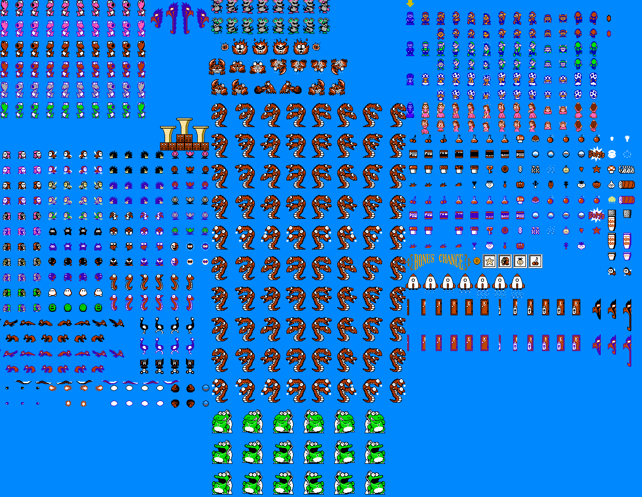 Super Mario Tilesets!: SUPER MARIO BROS 2 TILES