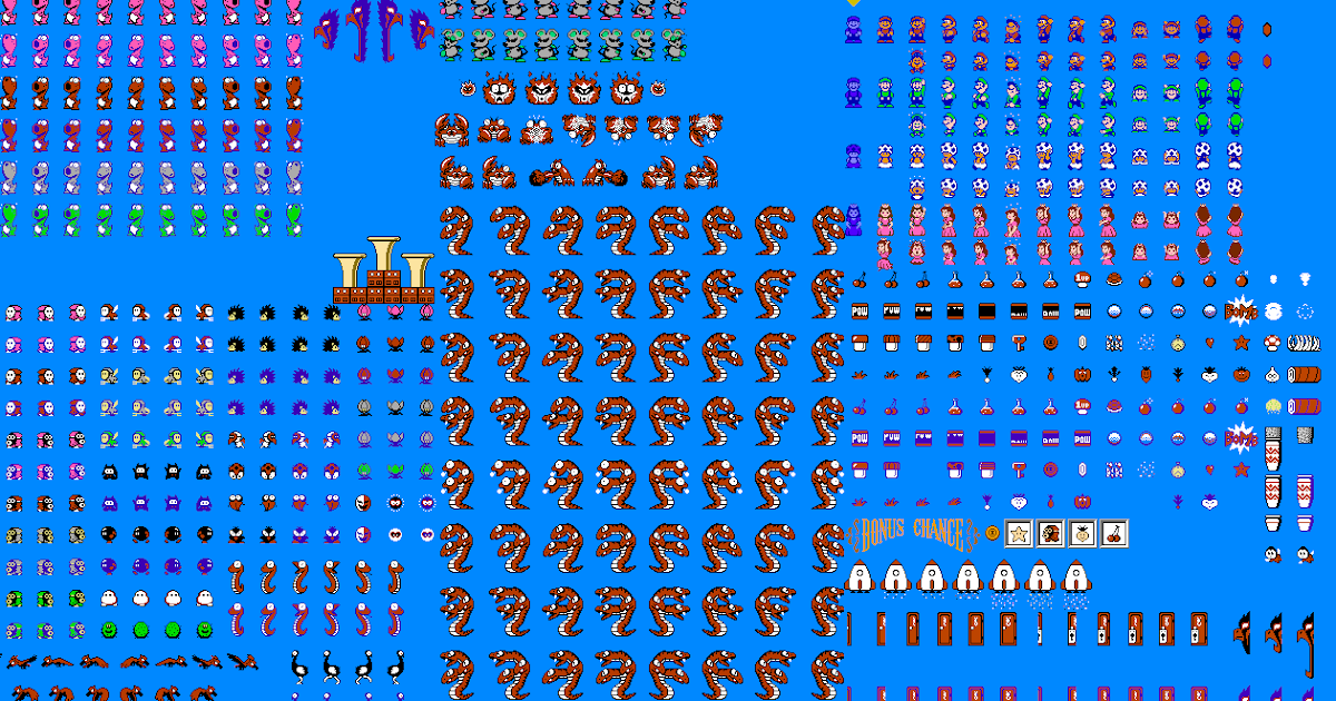 Super Mario Tilesets!: SUPER MARIO BROS 2 TILES