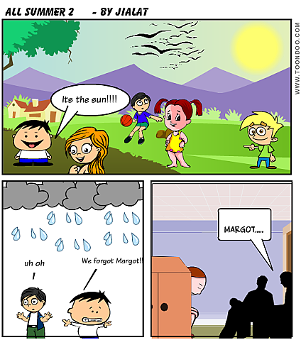 Language arts blog: all summer in a day comic strip