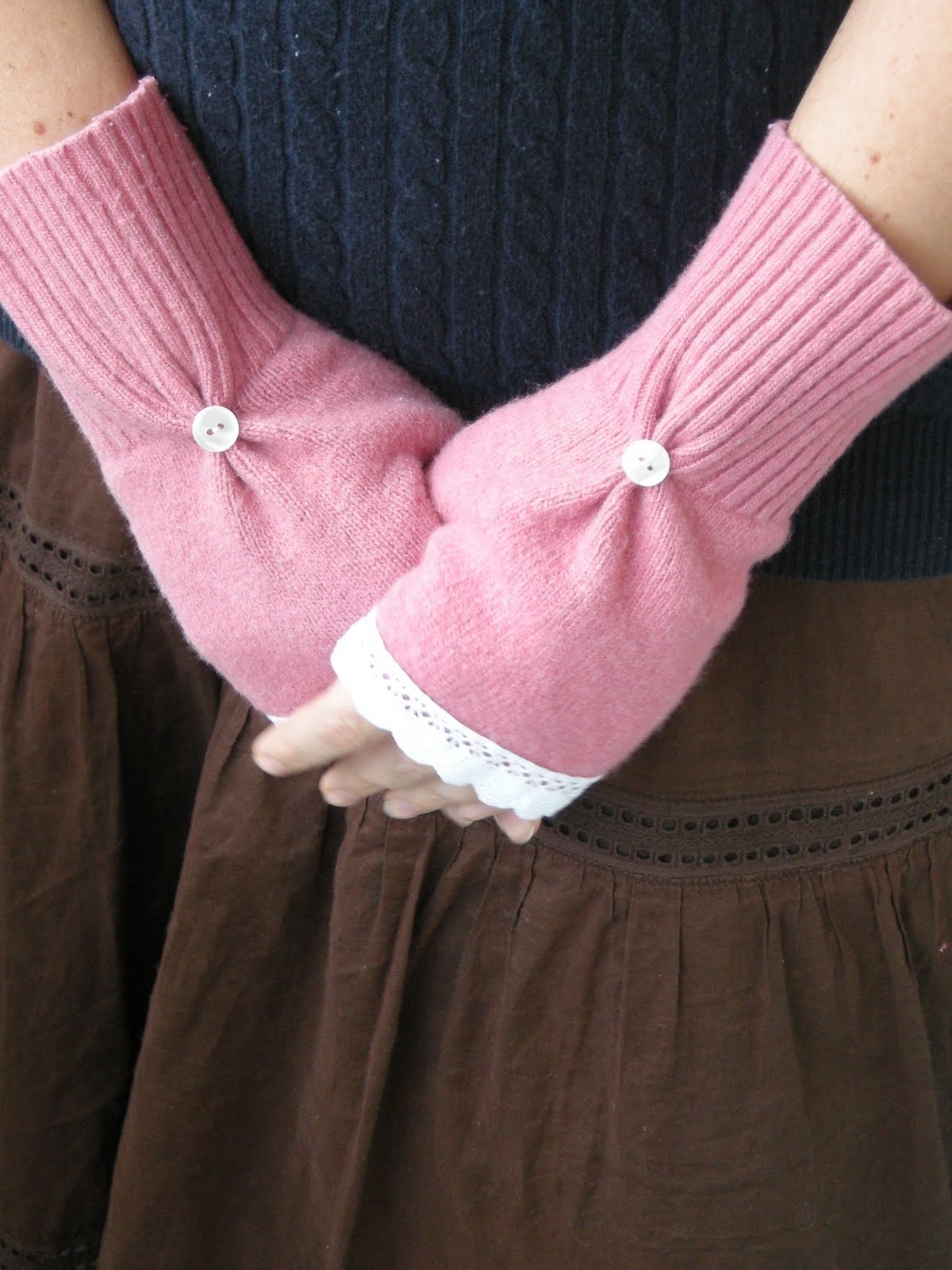 luck and bliss: Raspberry Lemonade Mittens