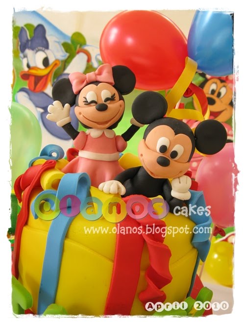 Olanos: Mickey and Minnie Mouse Pop Up Birthday Cake for Stacey Olanos: Mickey and Minnie Mouse Pop Up Birthday Cake for Stacey