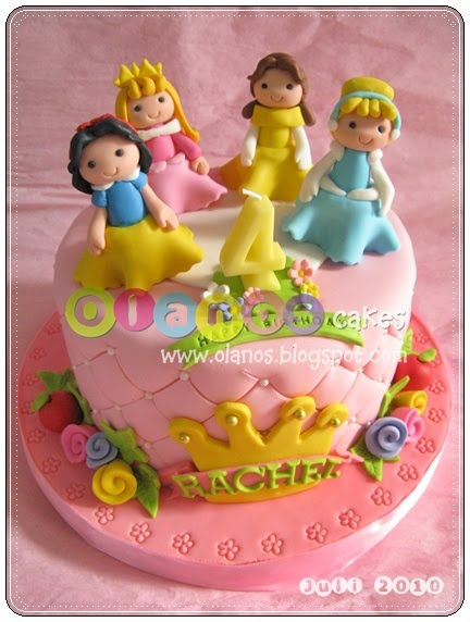 Olanos: Disney Princesses Birthday Cake for Rachel