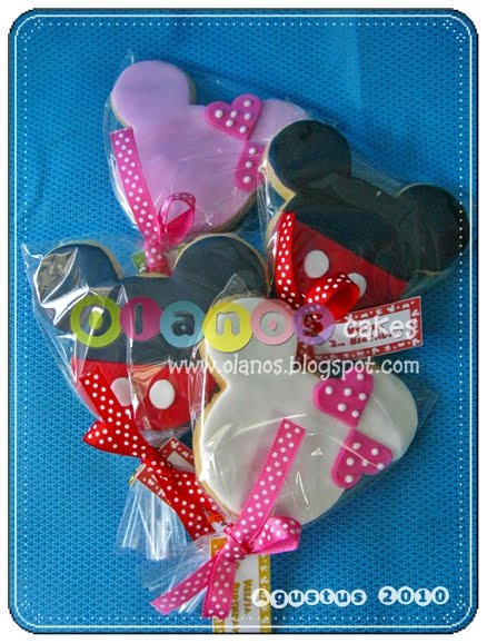 Olanos: Mickey, Minnie Mouse and Spongebob Squarepant Cookies Olanos: Mickey, Minnie Mouse and Spongebob Squarepant Cookies