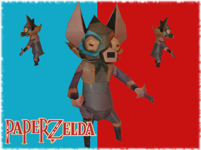 PaperZelda: Spirit Tracks: Fraaz, Master of Icy Fire