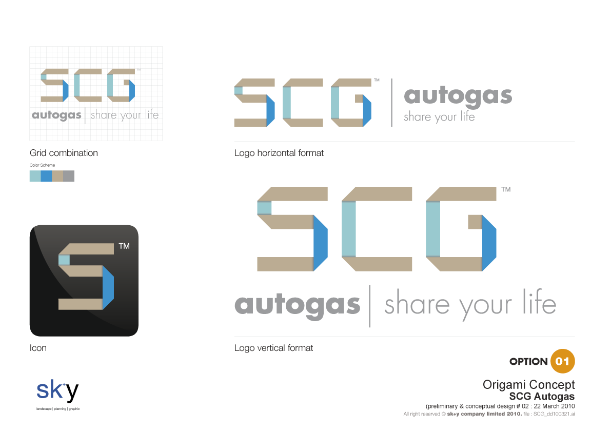 ace*design / koradon: scg group logo 1.5 draft