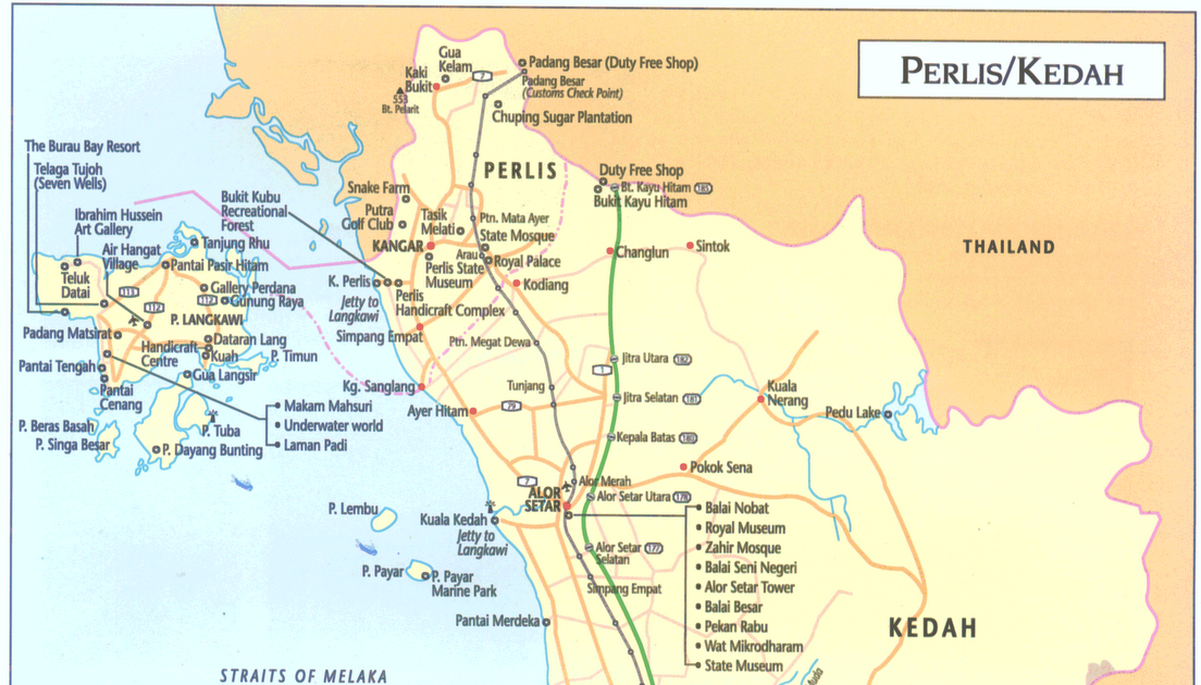 B L O G A S H R A F ::::: Peta Kedah