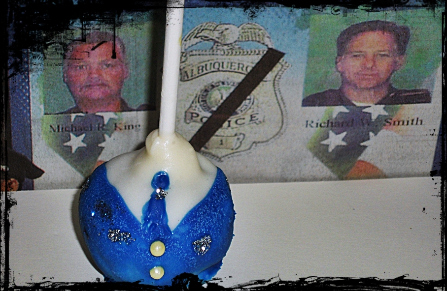 Hero Cake Pops: My Heroes have always been Police Officers...