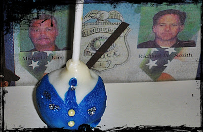 Hero Cake Pops: My Heroes have always been Police Officers...