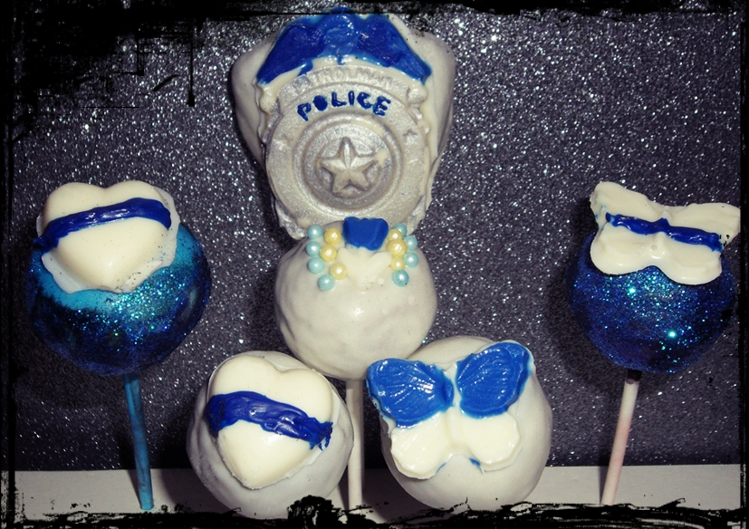 Hero Cake Pops: My Heroes have always been Police Officers...