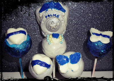 Hero Cake Pops: My Heroes have always been Police Officers...