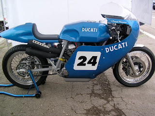 Blue Ducati - RocketGarage - Cafe Racer Magazine