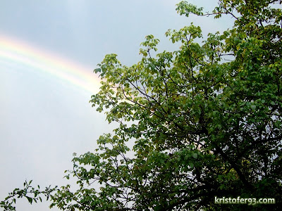 Curcubeu dublu pe cerul Bacaului (2) - foto - Ghinghes.ro