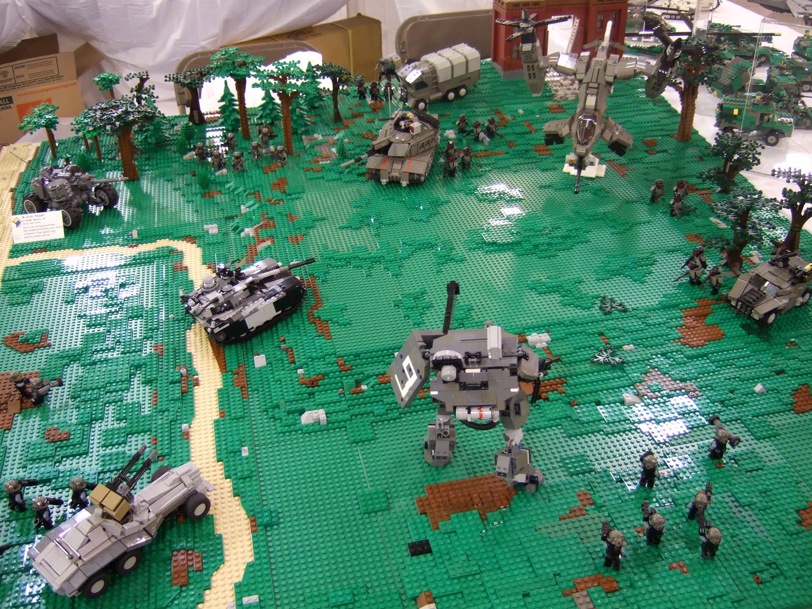 LEGO Military Models: Modular Landscaping and BrickFair Battlefields