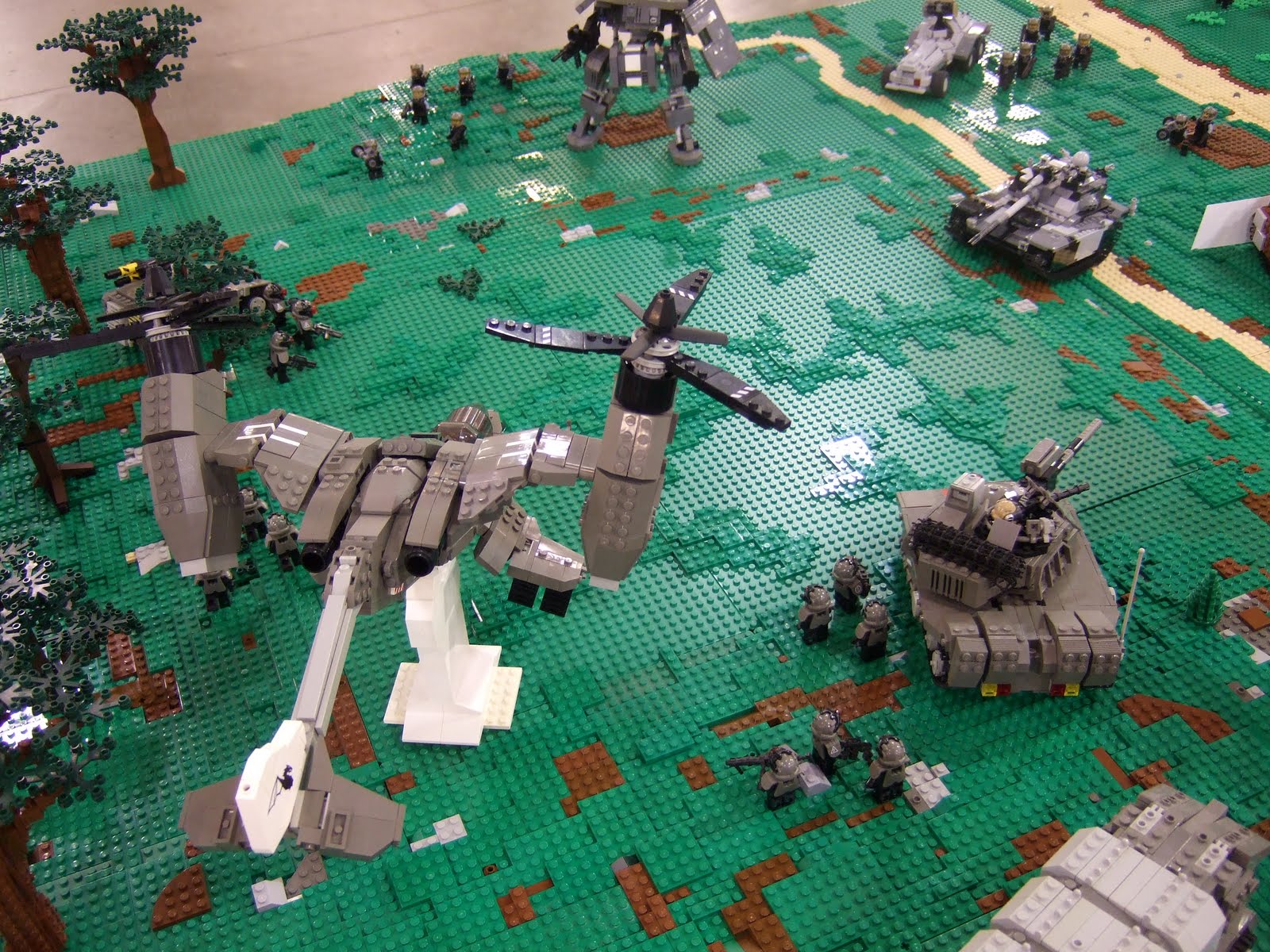 LEGO Military Models: Modular Landscaping and BrickFair Battlefields