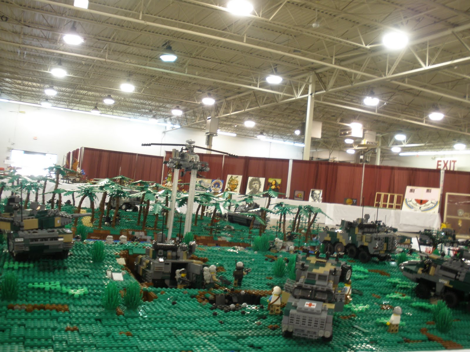 LEGO Military Models: Modular Landscaping and BrickFair Battlefields