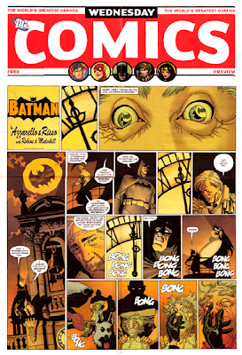 Batman Wallpaper Media: Look For The WEDNESDAY COMICS # 1 Promo Flyer!