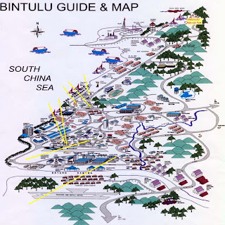 Sarawak Tourism & Travel: Bintulu Map