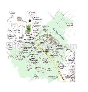 Sarawak Tourism & Travel: Sri Aman Map