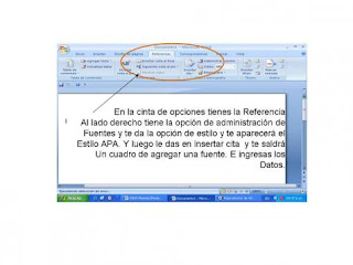 MENU REFERENCIAS WORD 2007
