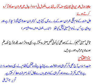 My Articles..: Tadween e Hadees Ki Tareekh Aur Saqlain..