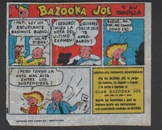 Fa 20 ANYS,QUE TINC 20 ANYS: Chicles Bazooka.