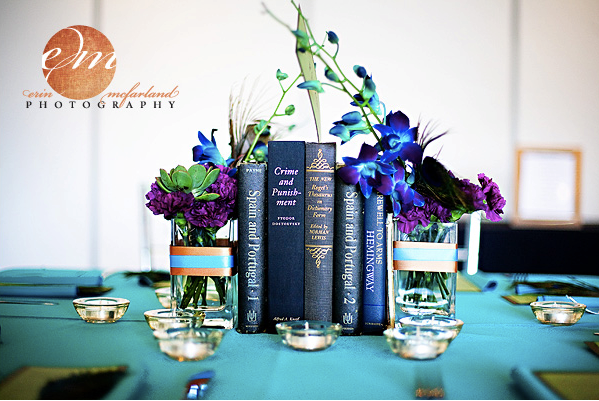 Booklicious: Bookish Wedding Centerpieces