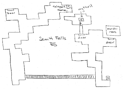 Final Fantasy II Walkthrough - Maps Only: Semitt Falls B5