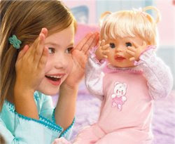 Baby Alive Newborn Sip-N-Snooze: Mattel Little Mommy Real Loving Baby Doll