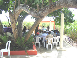 COSAS DE MONTELLANO: Síndica Montellano inaugura parque Pancho Mateo