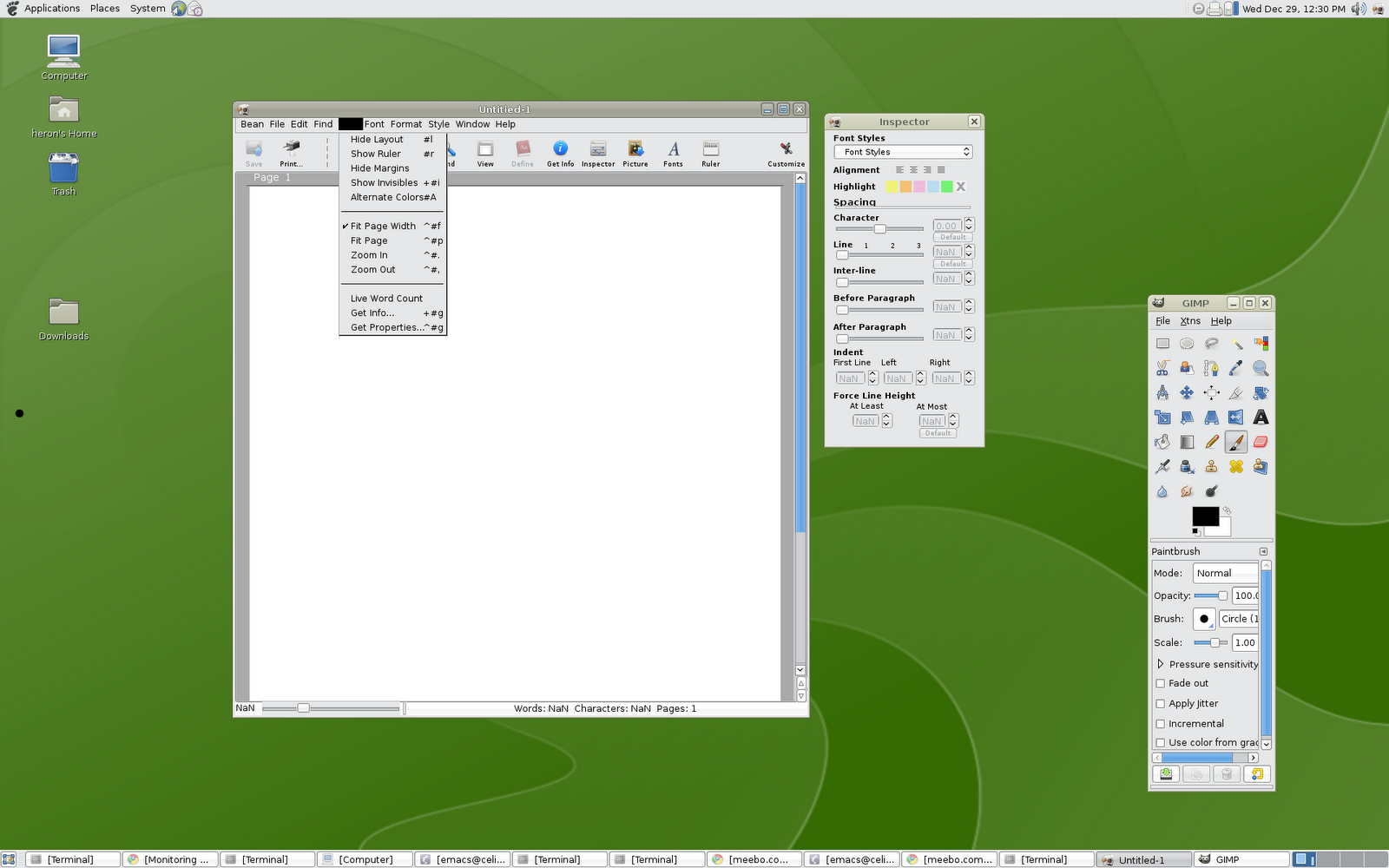 Heron's Perch: Menu Separator goodness...
