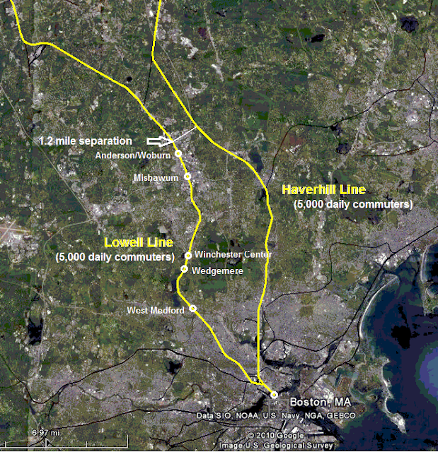 Green Line Revisited: 3 - Reroute Lowell Commuter Line