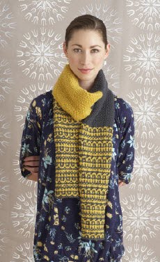 knitqwik: Two Color Scarf