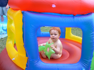 Baby Batkin: How much fun are backyard wading pools?