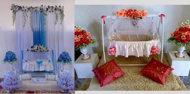 pelamin, hantaran, buaian cukur jambul, party deko: Pakej Buaian ...