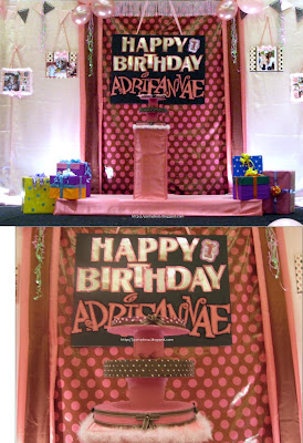 Party Decoration: Birthday Stage Project - The Result