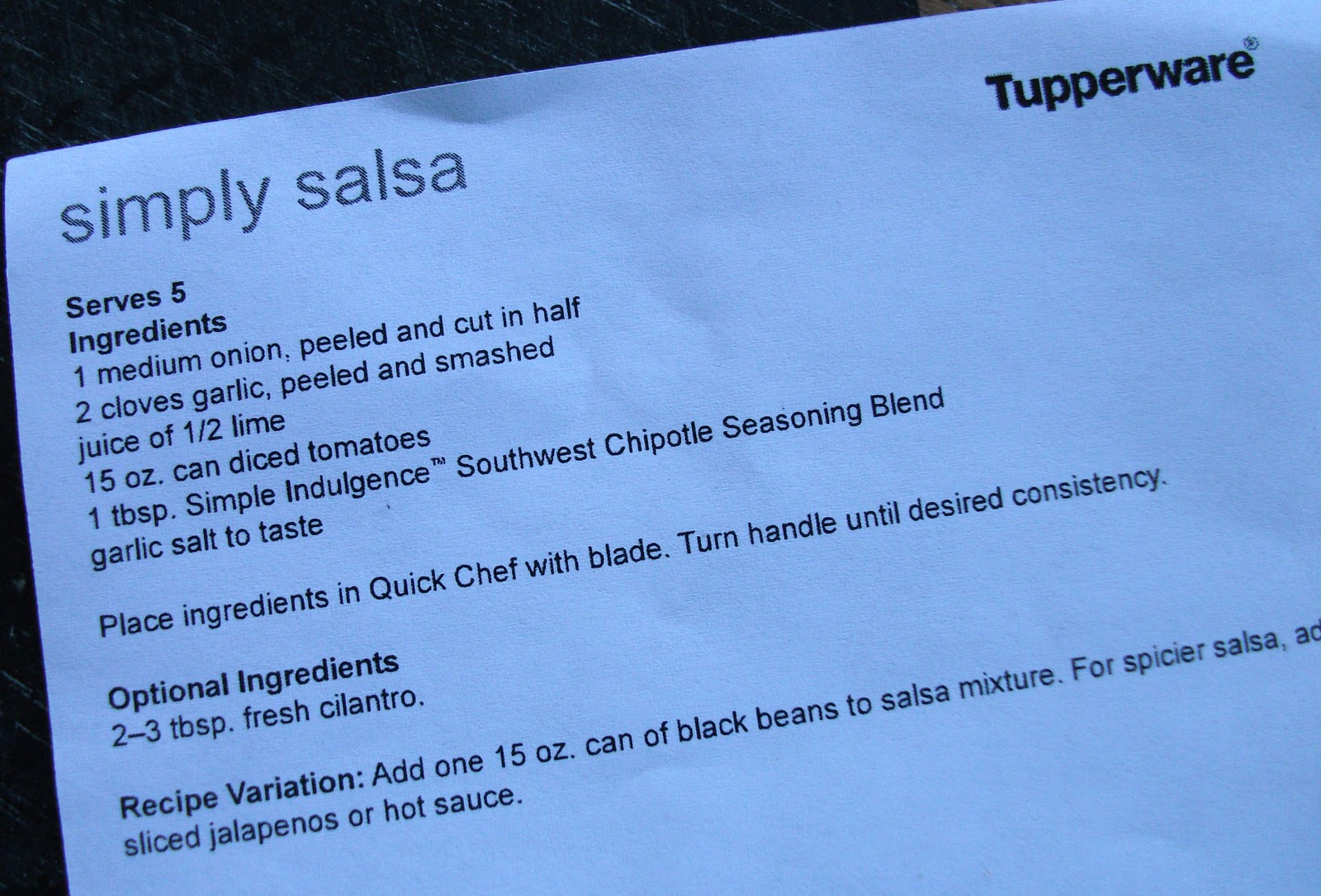Easiest Way to Cook Delicious Tupperware Salsa Recipe - Prudent Penny ...