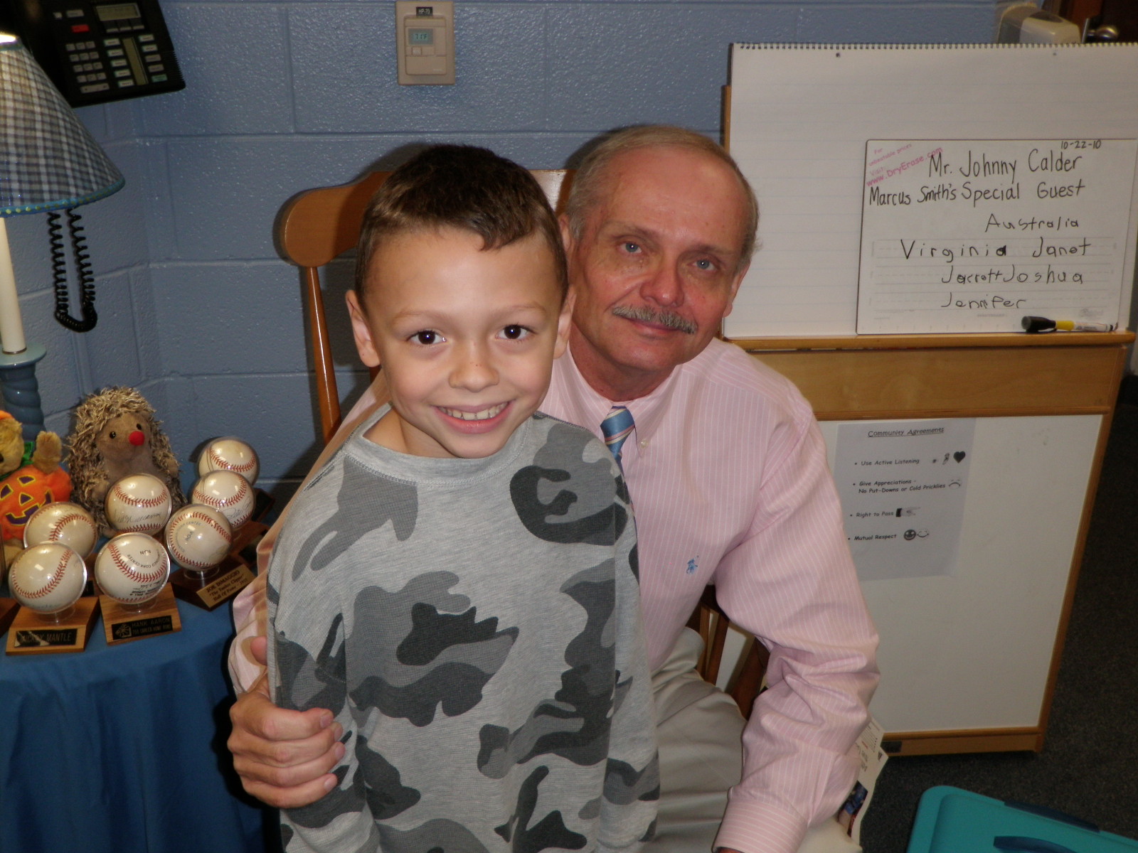 Mrs. Costner's Class Blog: Mr. Johnny Calder, Marcus Smith's Special Guest