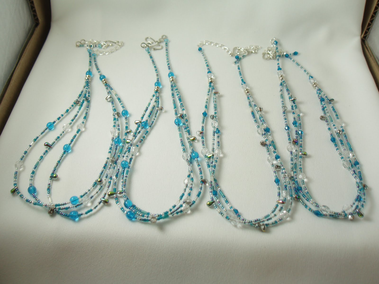 Beadware: New Triple Strand Necklaces