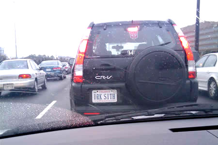 Wonderful World: 10 License Plates based on Star Wars Characters