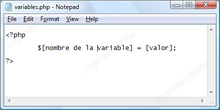 Curso de PHP: Variables