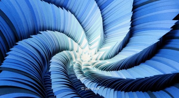 Modern Paper Sculpture - Jen Stark