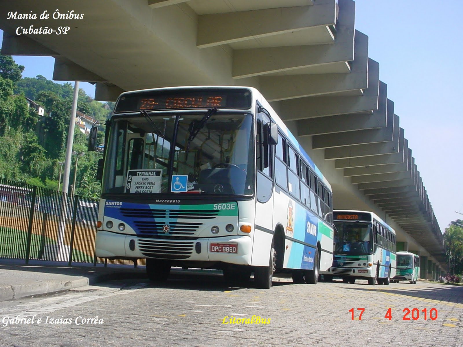 Litoralbus 2: Viação Piracicabana Santos-SP - Terminal Valongo