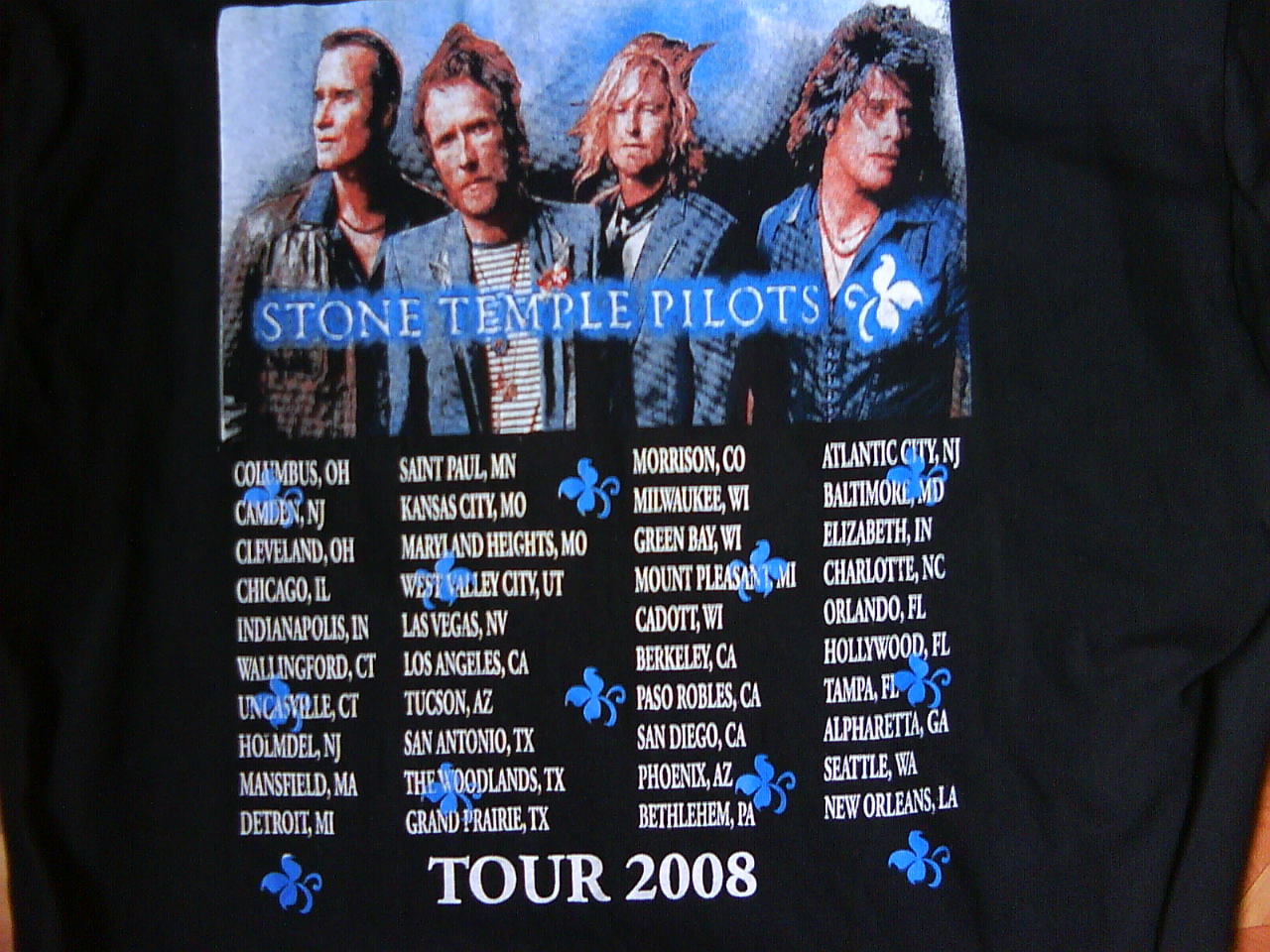EnjOytAblE COllEctIOn: STONE TEMPLE PILOTS (STP) BAND TOUR 08 T shirt ...