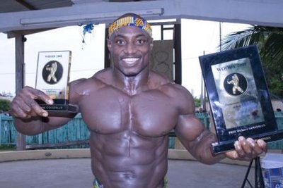 world bodybuilders pictures: ghana bodybuilder photos