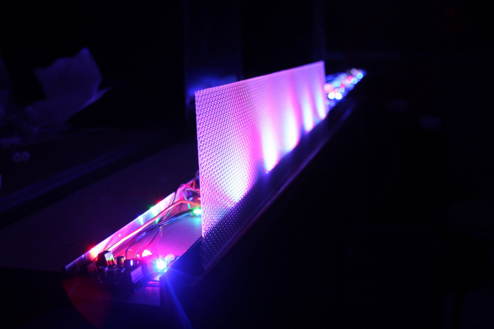 flex, an interactive wall: light studies